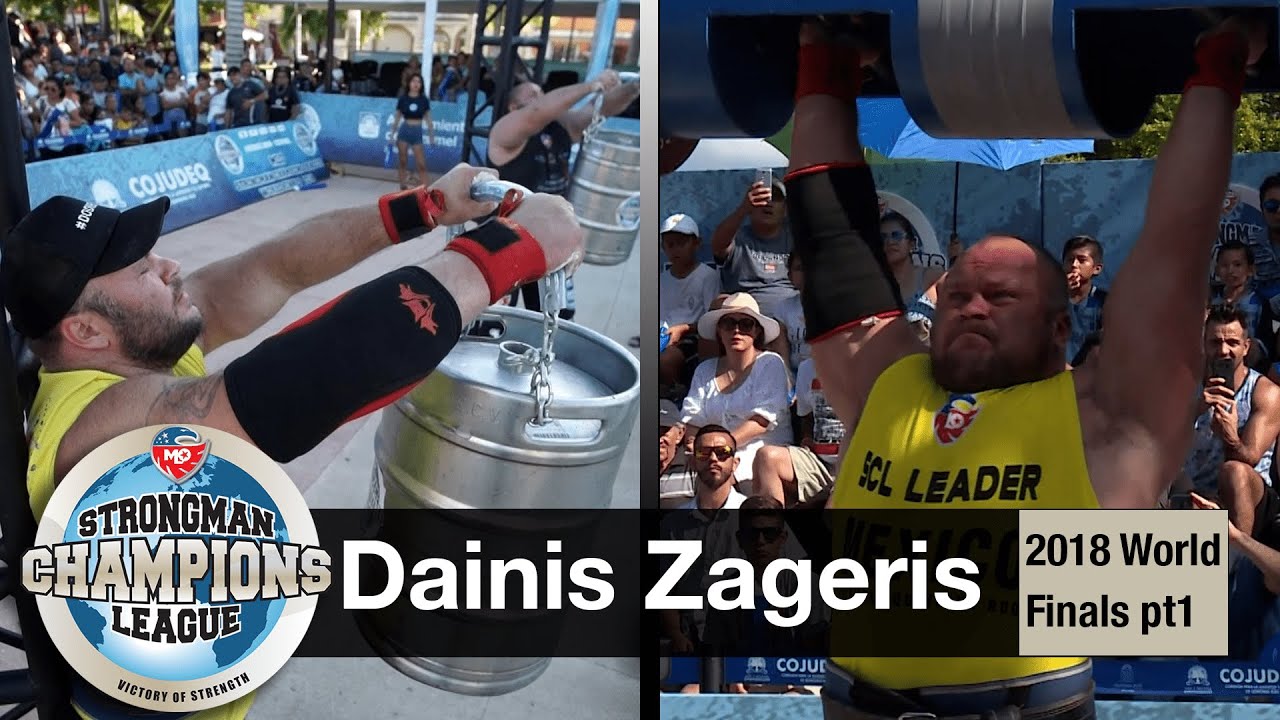 Dainis Zageris highlights | 2018 World Finals pt1 | Strongman Champions ...