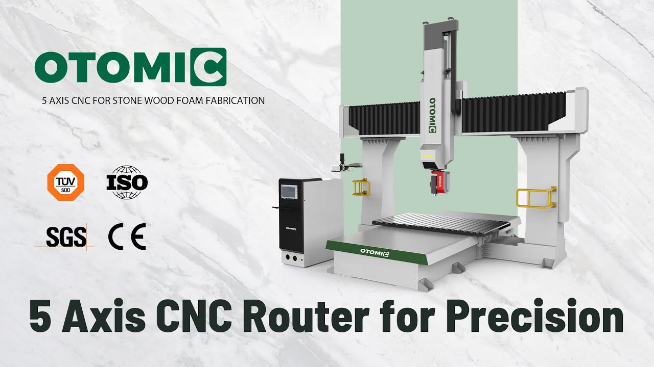 Best Selling 5 Axis CNC Router for Carving Wood & Foam - YouTube