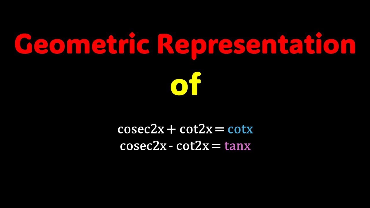 Geometric Representation of Simple Trigonometric Identities - YouTube