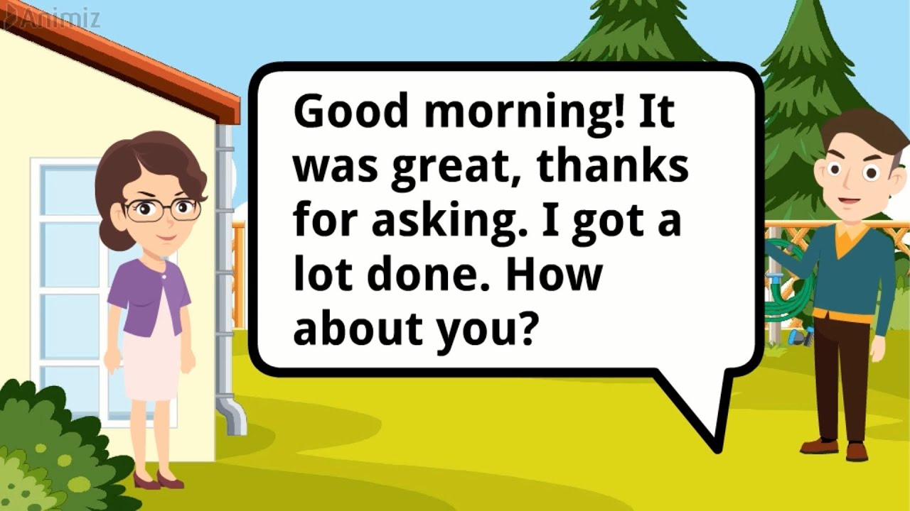 Talking about daily routine - English Conversation practice and Quiz ...