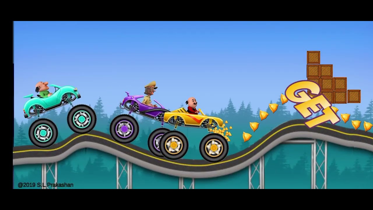 Motu Patlu team car running cartoon | Motu Patlu cartoons - YouTube