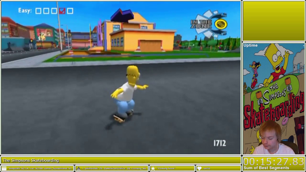 The Simpsons Skateboarding (Let's Play) - Part 1 - YouTube