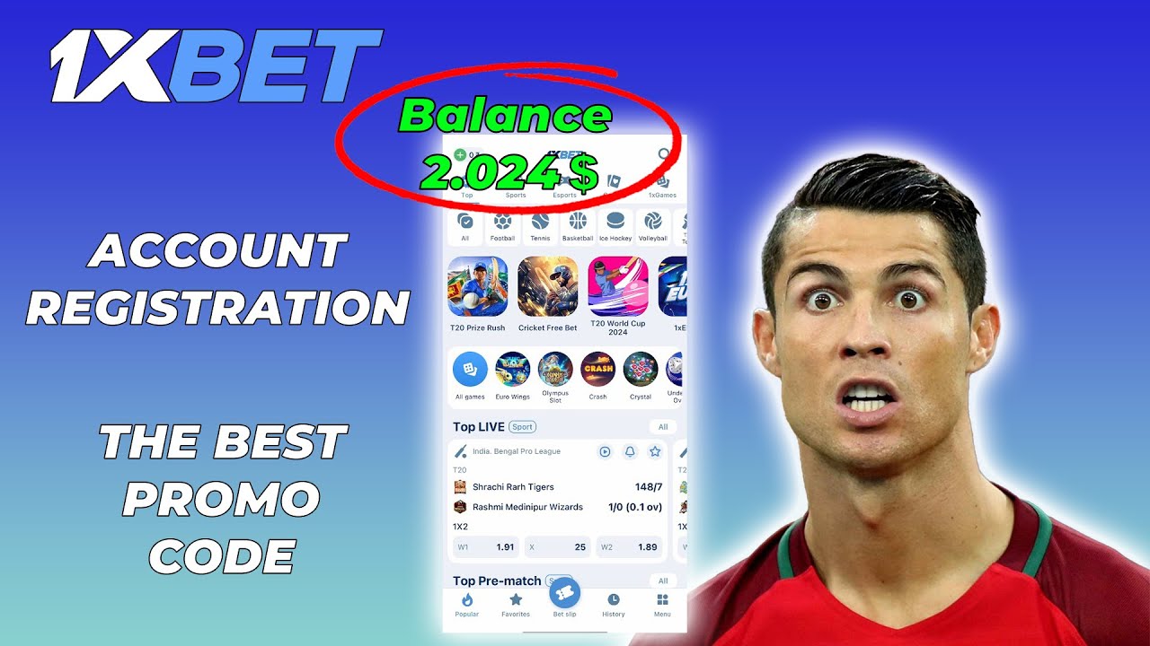 1xBet account registration. 1xBet account opening. 1xBet promo code ...