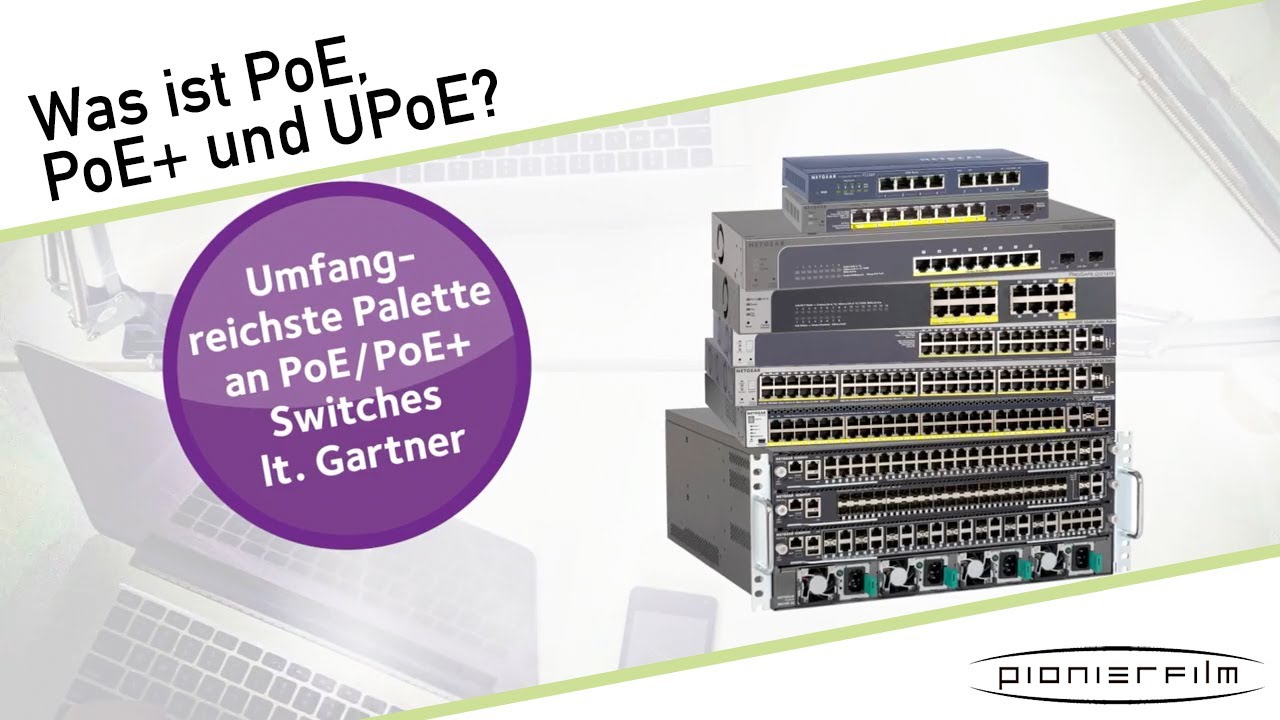 Was ist PoE, PoE+ und UPoE? - YouTube