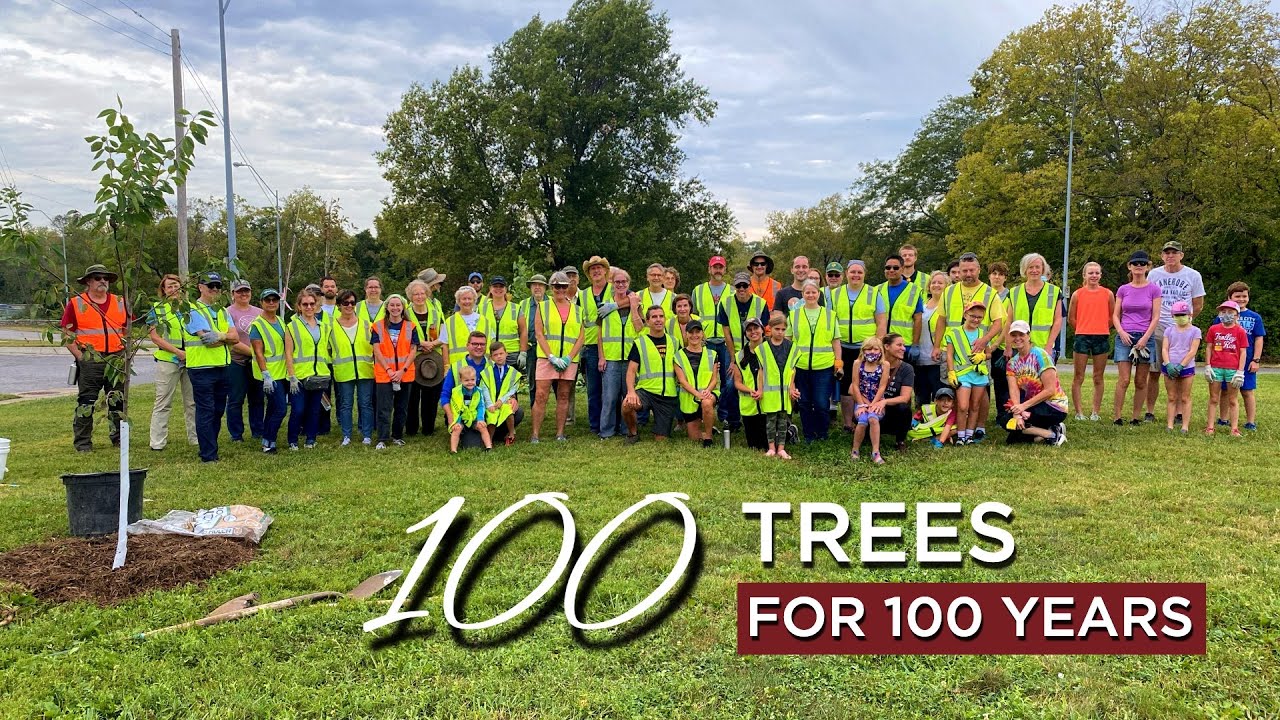 100 Trees for 100 Years - YouTube