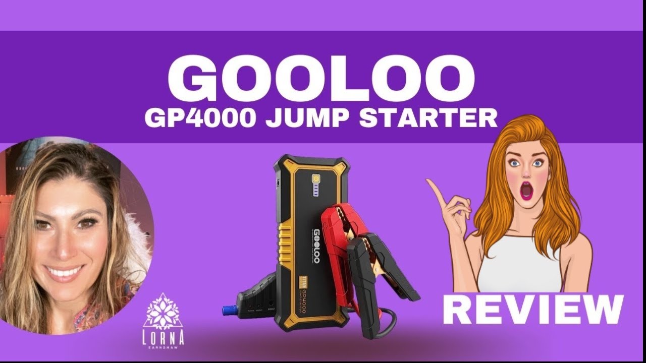 GOOLOO GP4000 Jump Starter REVIEW - YouTube