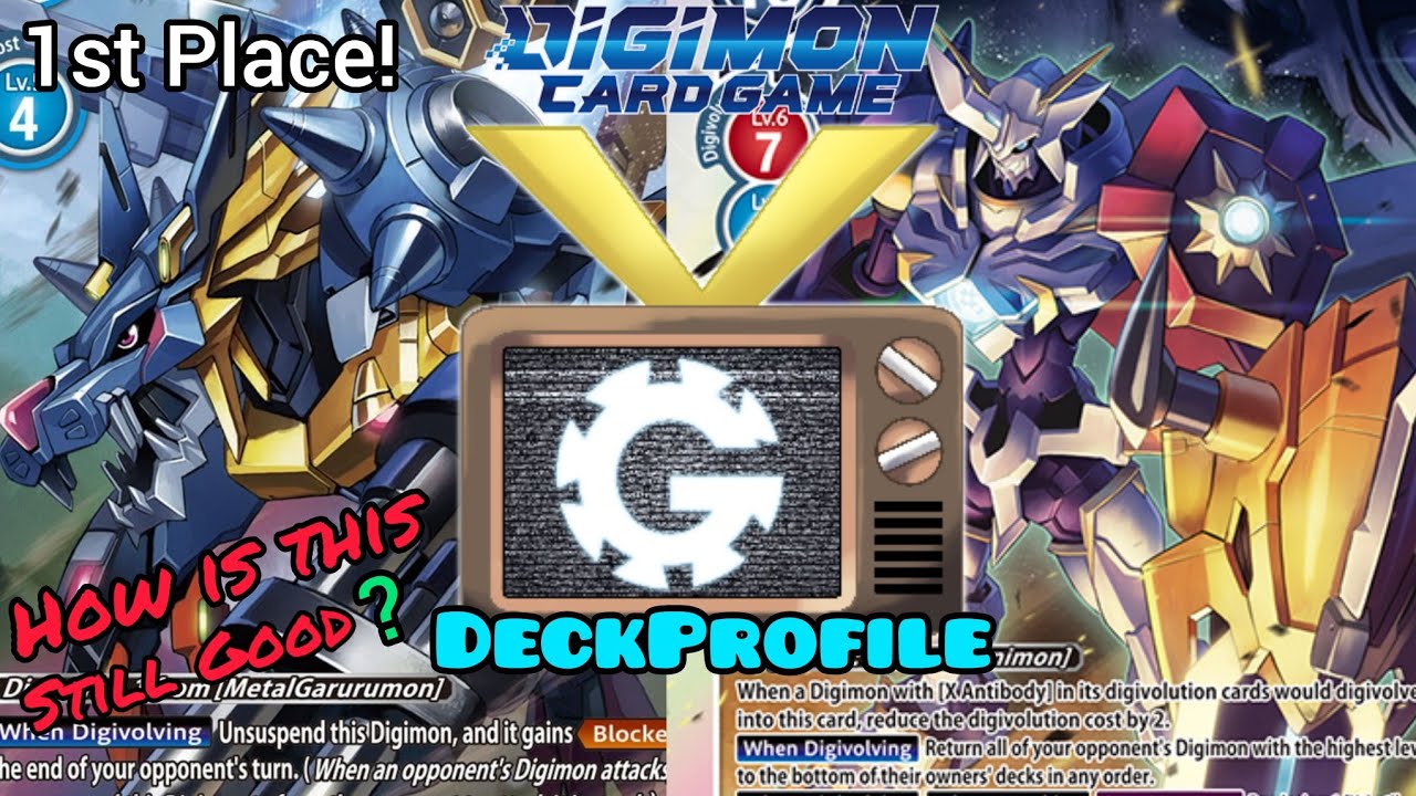 Digimon TCG Meta Deck Review / 1st Place MetalGarurumon Deck profile ...