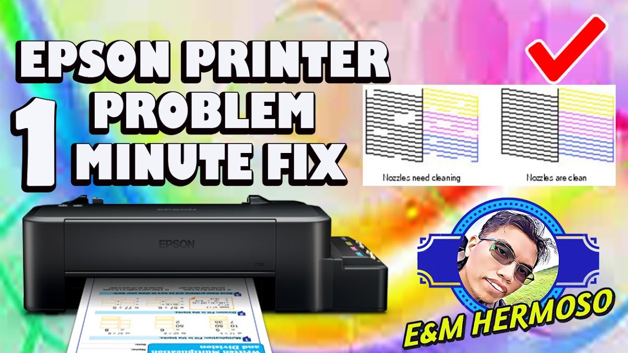 EPSON L120 PRINTING LINES PROBLEM FIX EPSON L121 L565 L3110 L3150