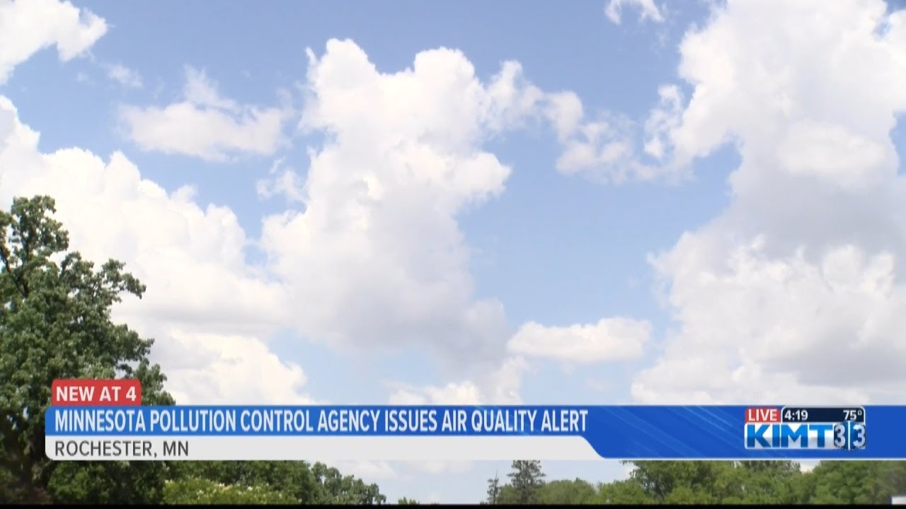 The Minnesota Pollution Control Agency issues Air Quality Alert - YouTube