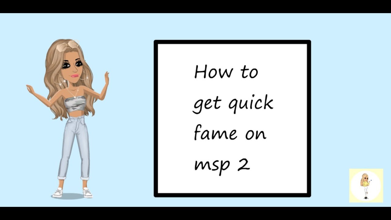 MSP2 | How to get fame fast on Moviestarplanet 2! - YouTube