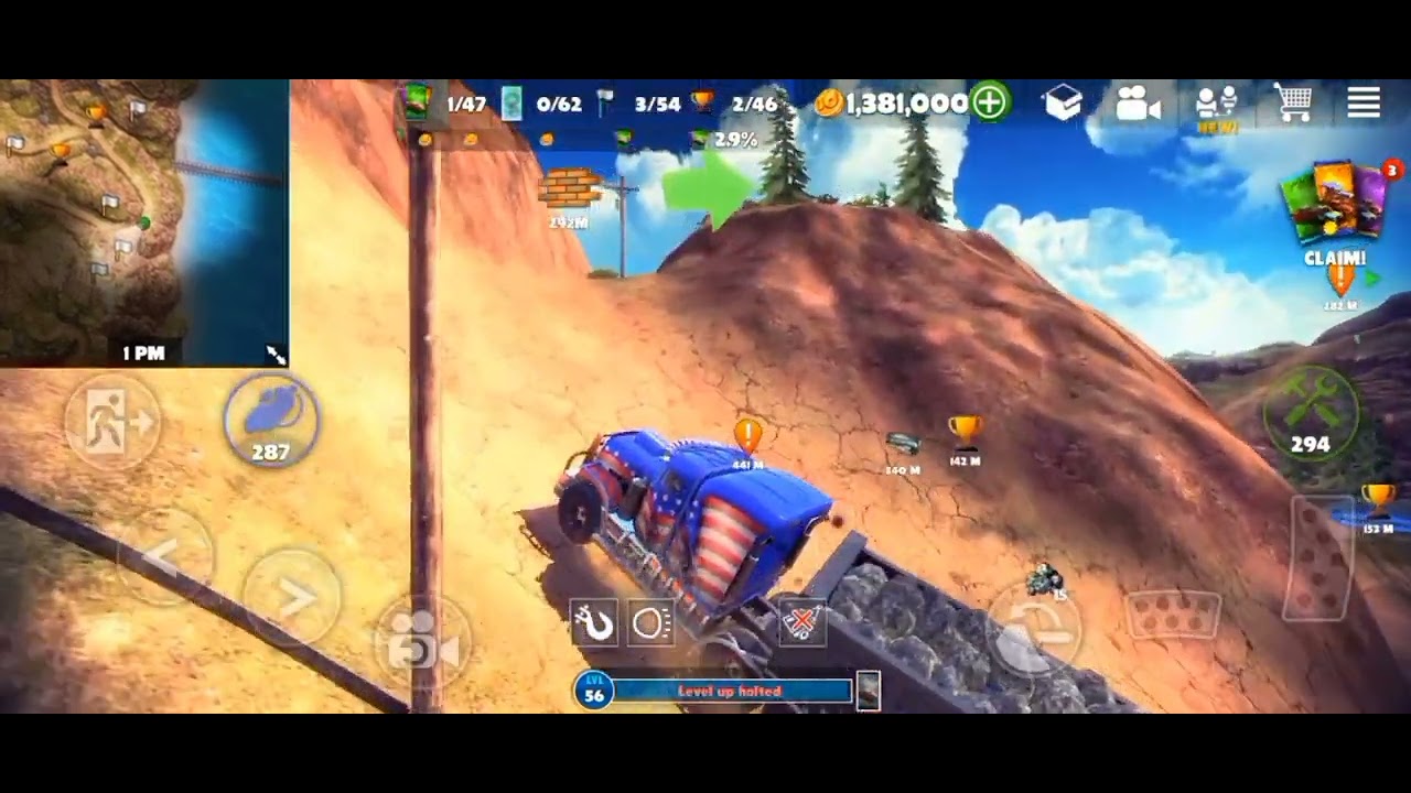 off road climbing best scene in off the road game - YouTube