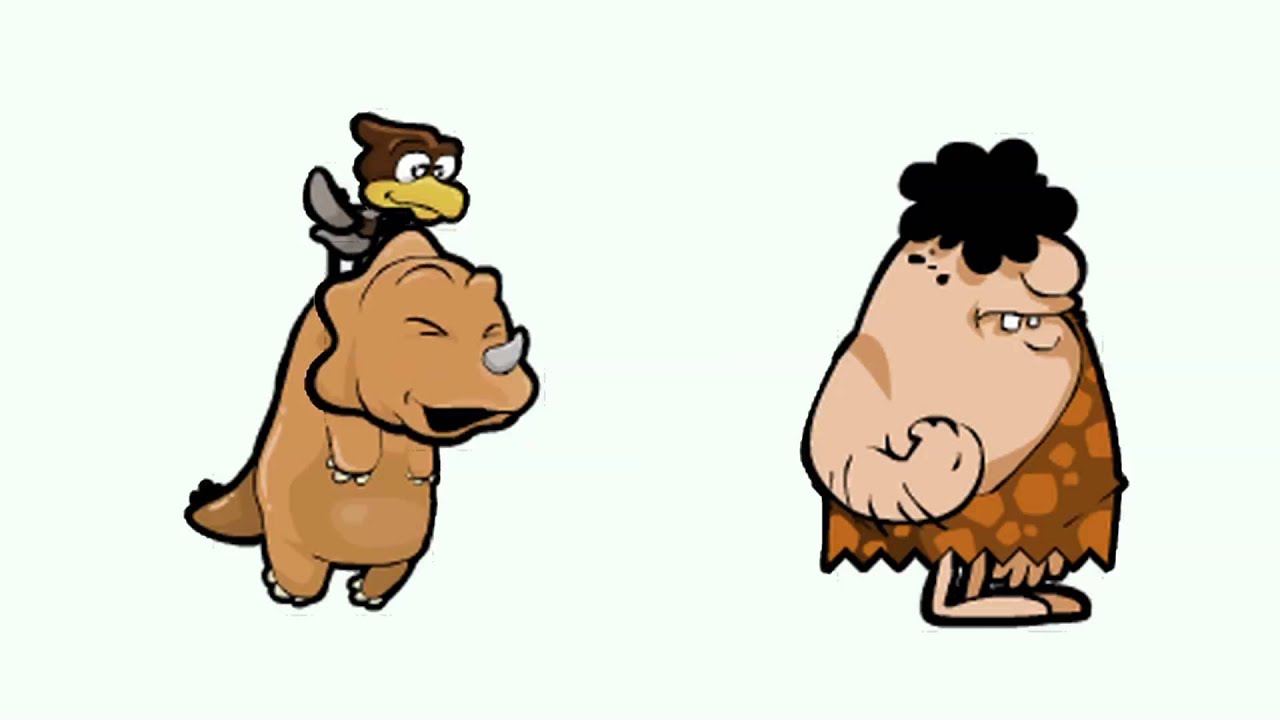 I'm a Cute Baby Dinosaur and I'm a Sleeping Caveman - YouTube