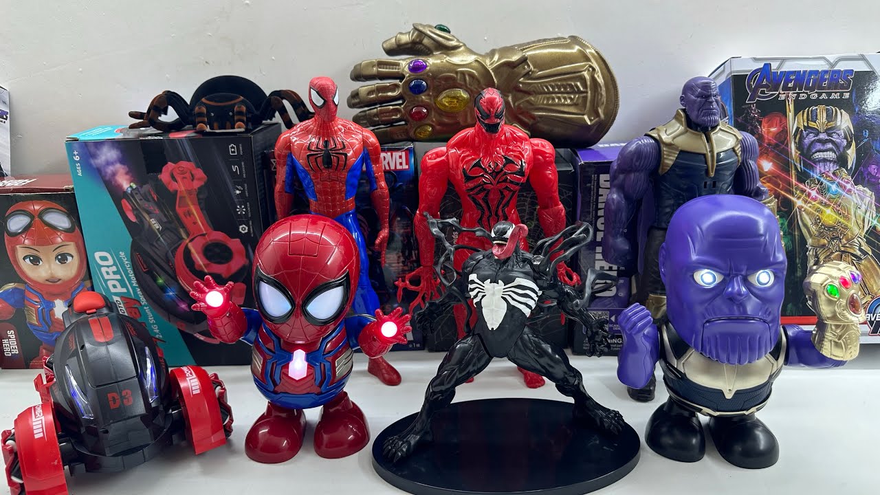 Spider-Man, Venom, Massacre, Exterminator, Marvel Series Popular Toys ...