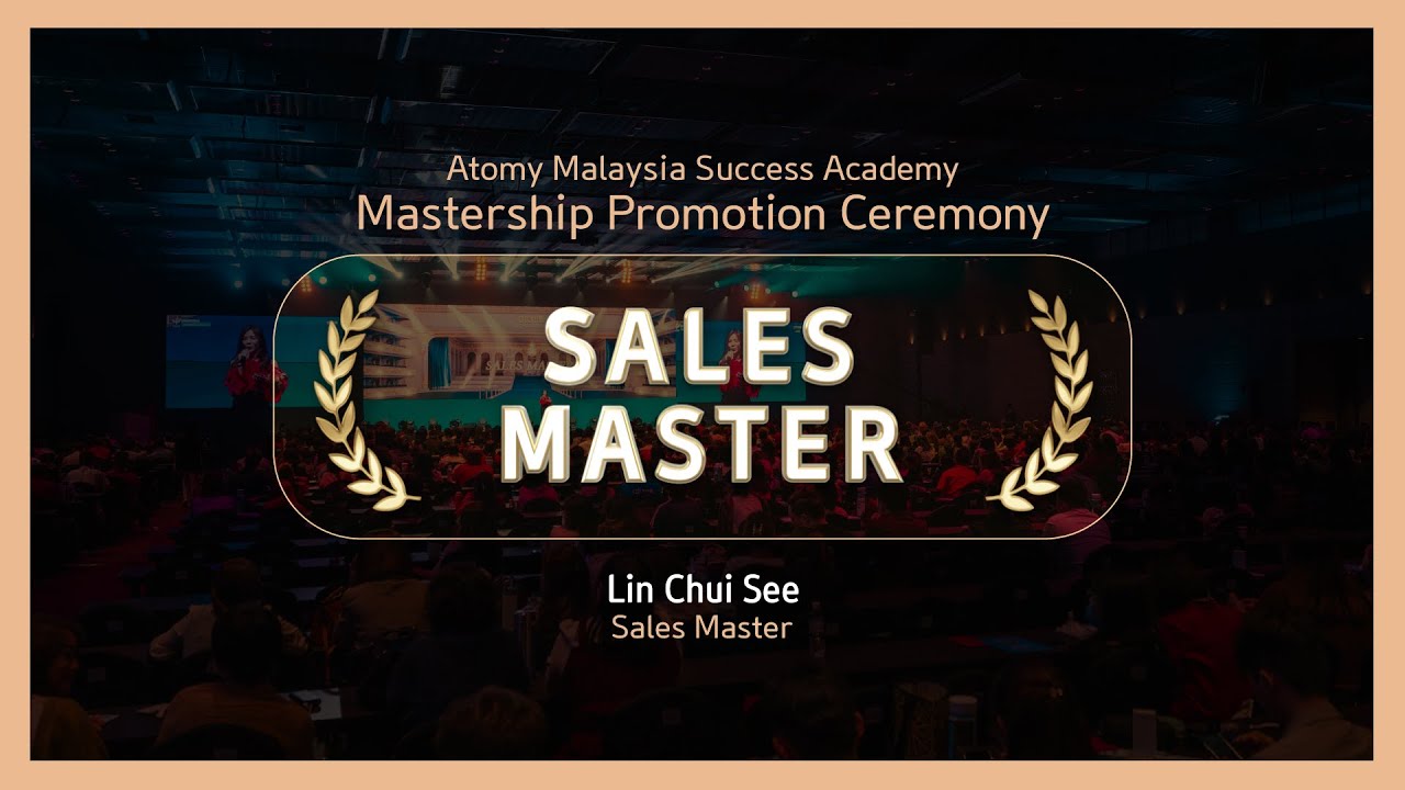 Sales Master Promotion | Lin Chui See | 14 January 2023 Success Academy - YouTube