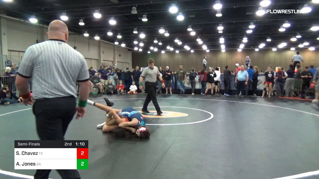 106 Lbs Semifinal Samara Chavez Team Texas Vs Amani Jones Team Georgia ...