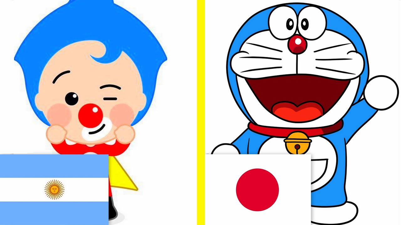 EL DIBUJO ANIMADO INFANTIL DE CADA PAÍS - YouTube