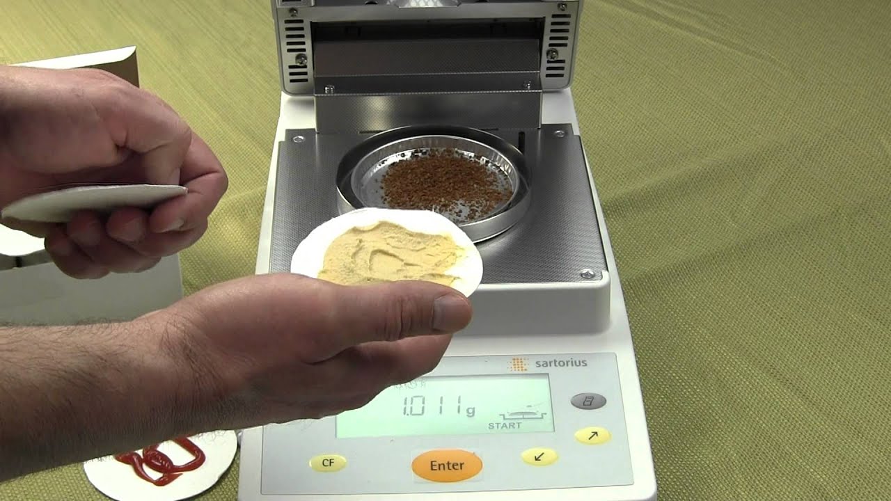 Moisture pan and filter pad for moisture analyzers - YouTube
