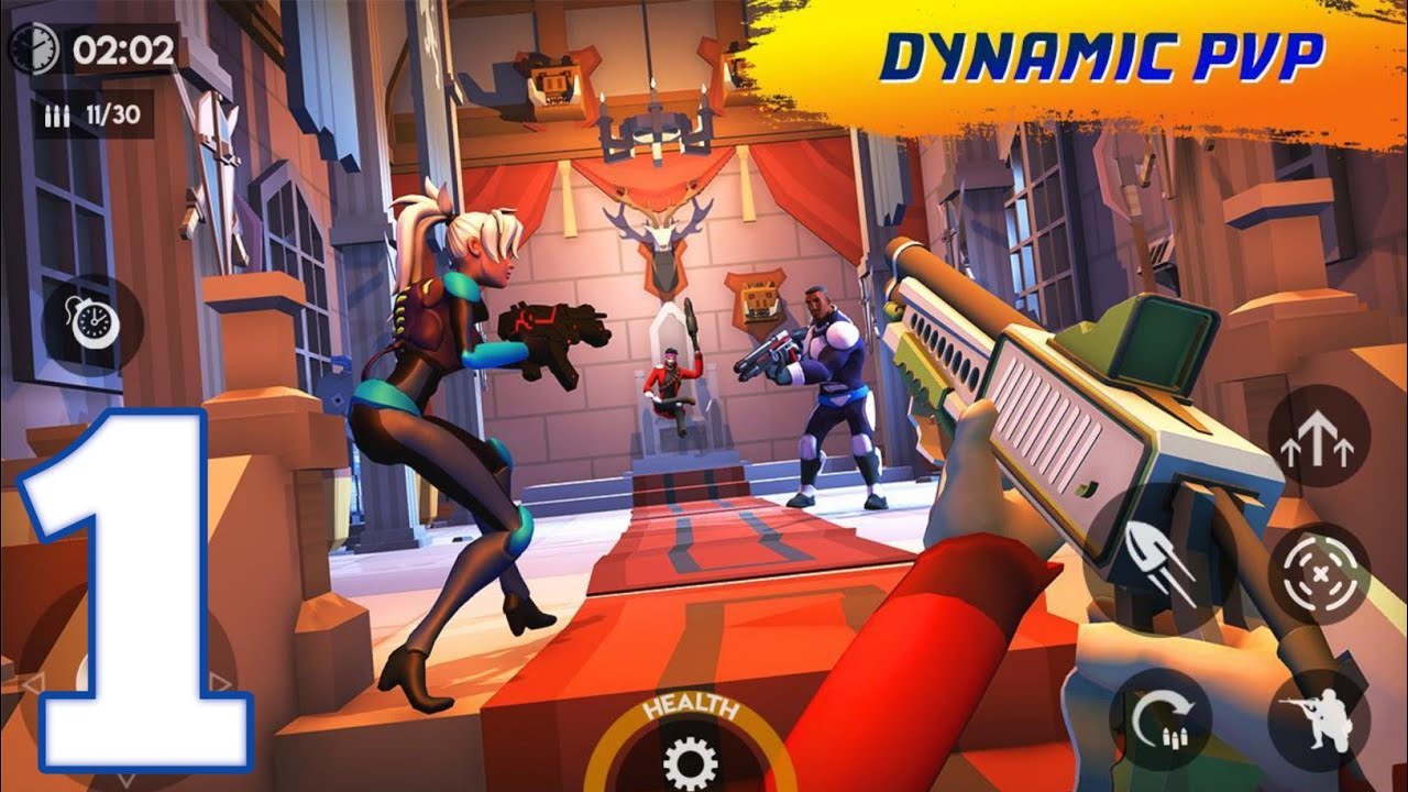 FRAG Gun Shooter Of Action Gameplay - Walktrough Part 1 - YouTube