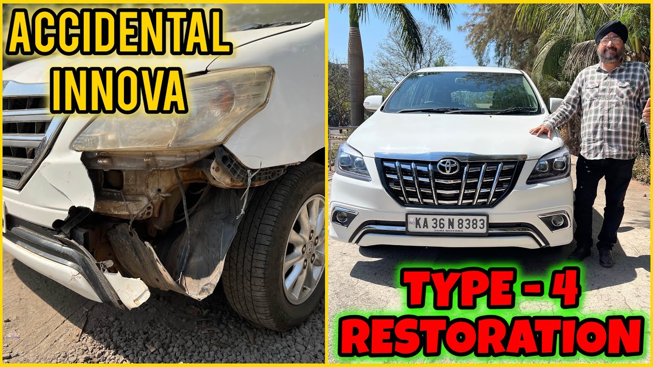 Toyota Innova Type 4 Restoration & Modified with projector headlight ...