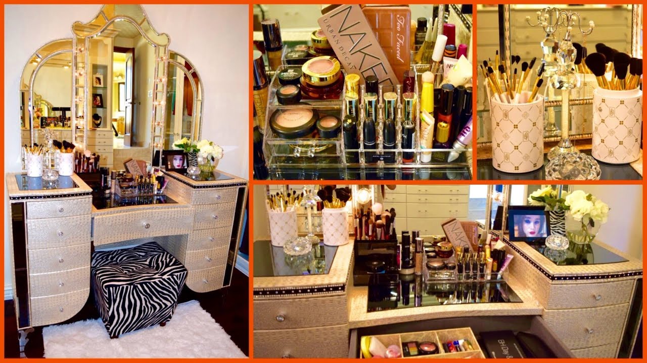 MAKE UP VANITY TOUR ( Micheal Amini collection) - YouTube