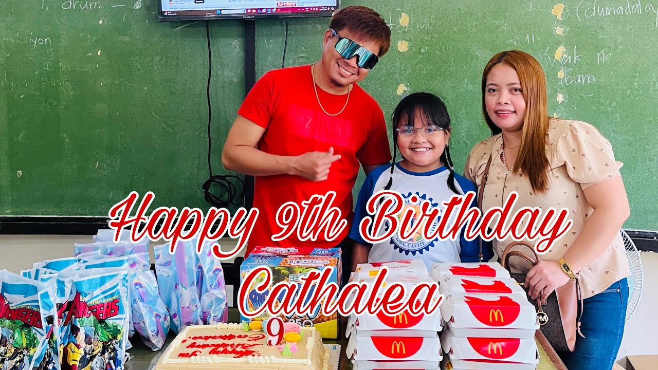 9th Birthday ng aming princess cathalea - YouTube