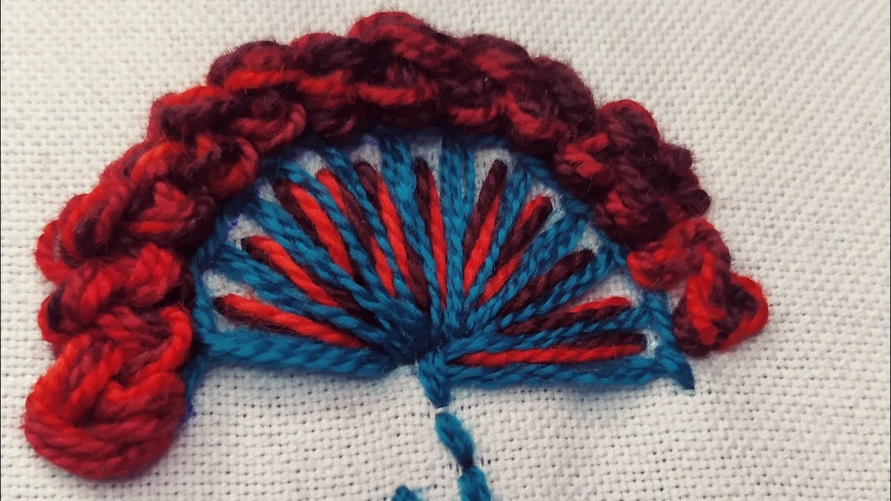 Hand embroidery easy design.Hand Stitch for begginer#handembroidery ...