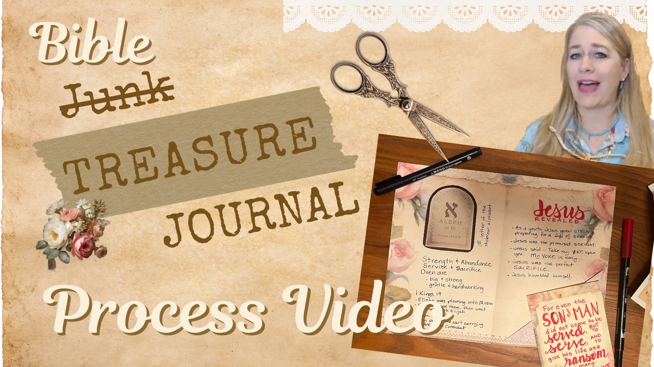 Bible Junk Journal Process | Creative Scripture Journaling in Psalm 119 ...