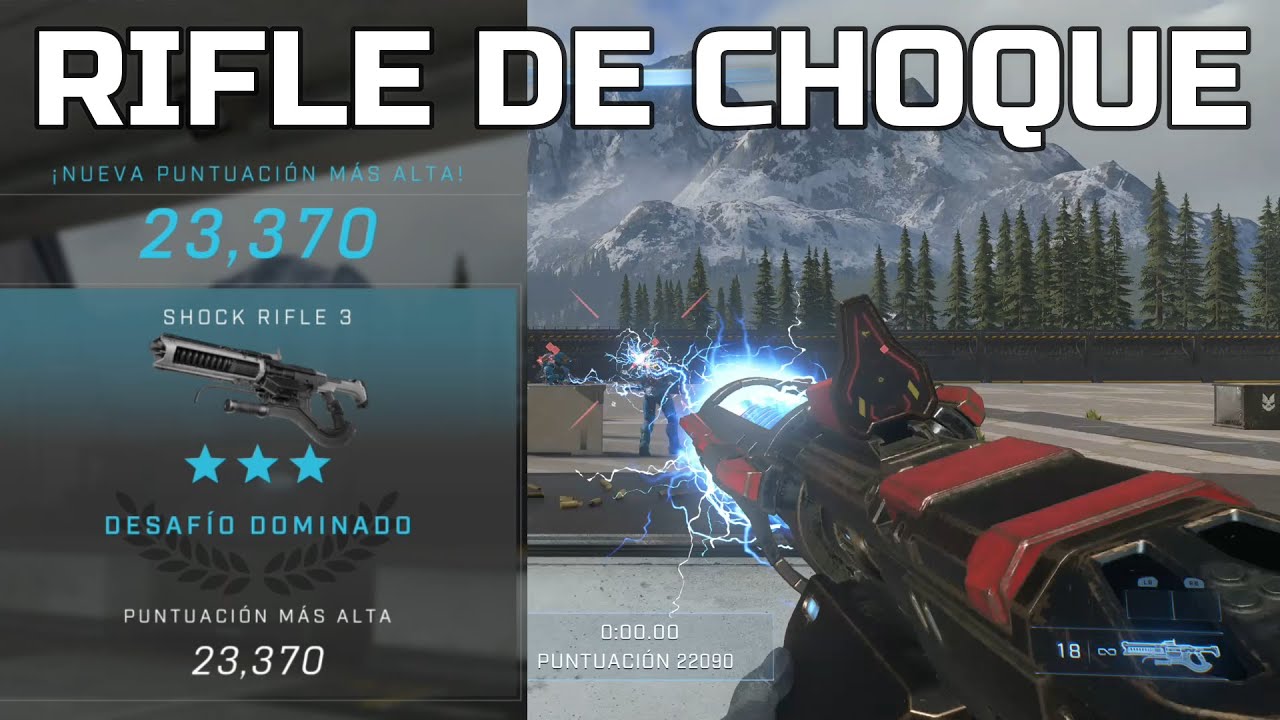 SHOCK RIFLE (Simulacro de Armas - 3 Estrellas) | Halo Infinite - Prueba ...