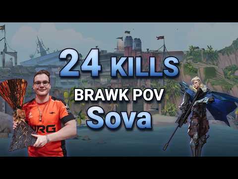 24 Kills on Breeze! NRG brawk Sova POV - Valorant Radiant Ranked Gameplay