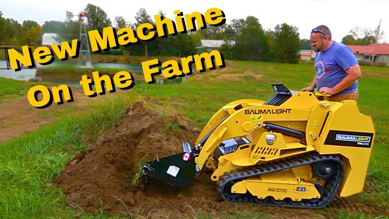 We Got a New Mini Skid Steer - Baumalight 620D Overview - YouTube