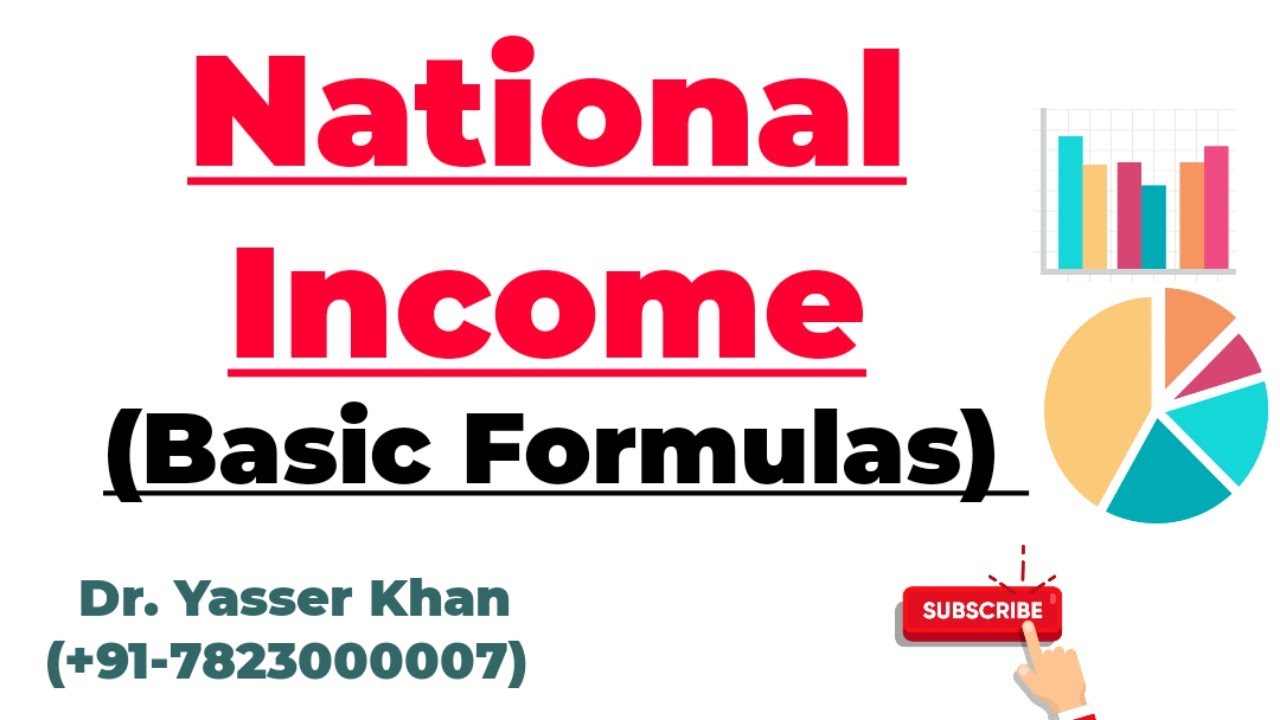 National Income - Basic Formulas - YouTube