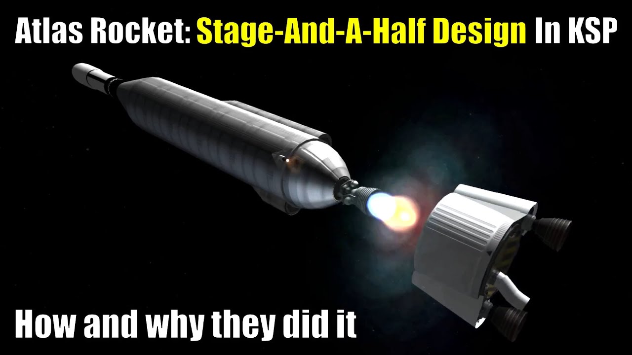 Atlas Rocket Stage and a half Challenge - GRUK KSP Part 9 - YouTube