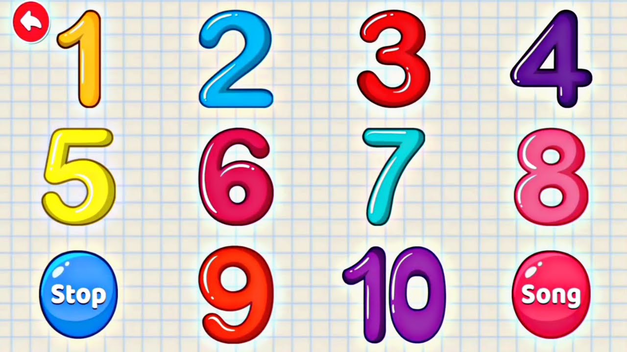 Magic Numbers 1 to 10 - 123 Learning for kids | Kids Counting Learning ...