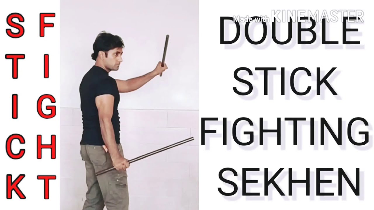 DOUBLE STICK FIGHTING TECHNIQUES (KARATE SIR) | KALI DOUBLE STICK ...