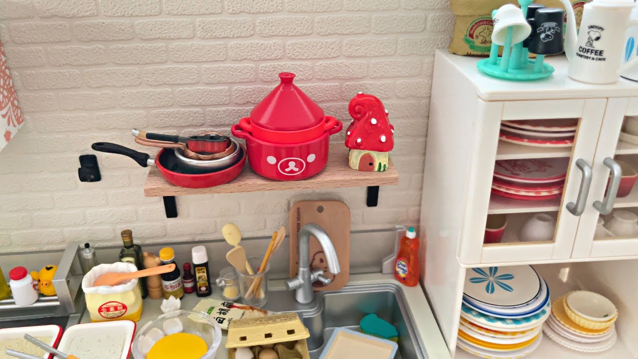 Best of Miniature Cooking Compilation 💛 Mini kitchen set 💛 Re-ment ...