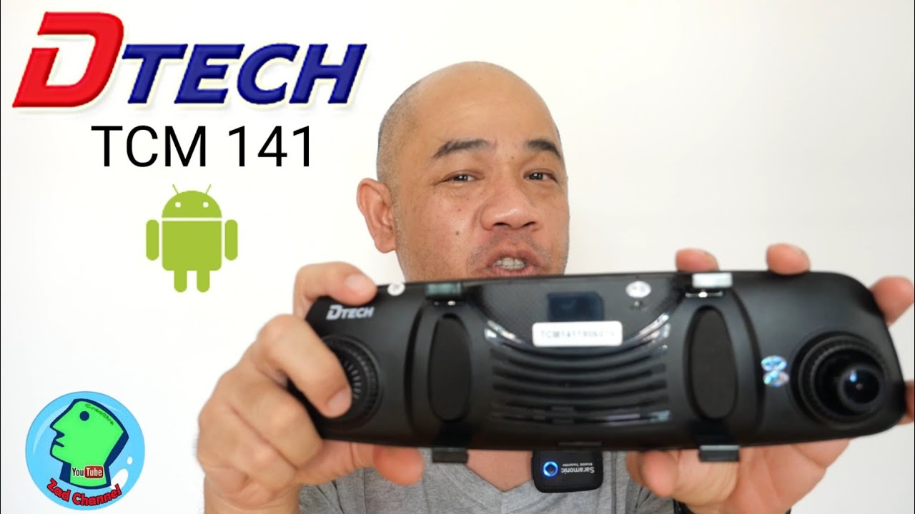 กล้องหน้ารถระบบ Android Dtech TCM141 - YouTube