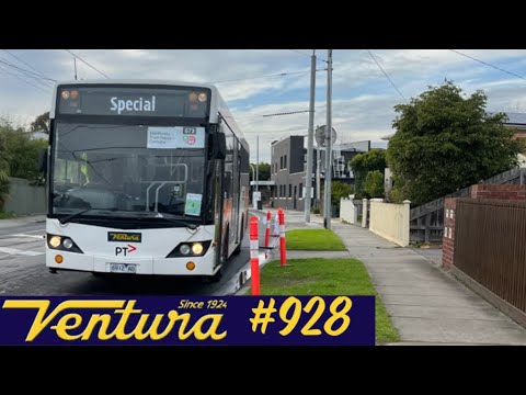 Ventura Croydon #928 on Route 67 Tram Replacement - YouTube