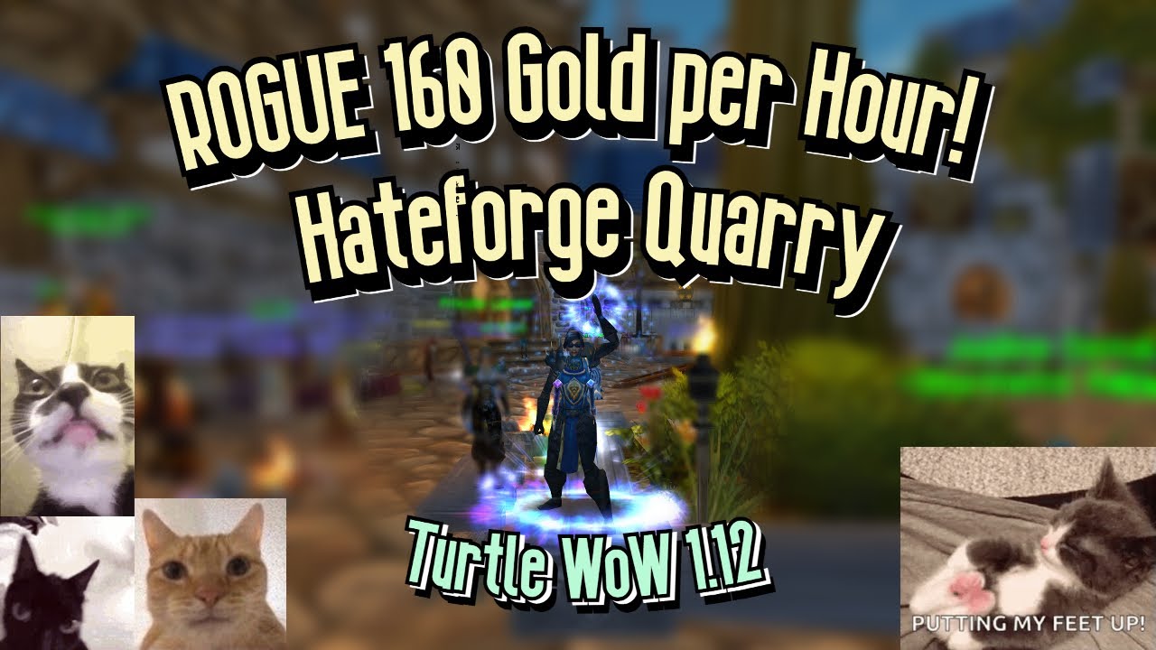 [TWoW 1.12] The BEST Rogue Farm for Turtle WoW || Make 160 gold per ...