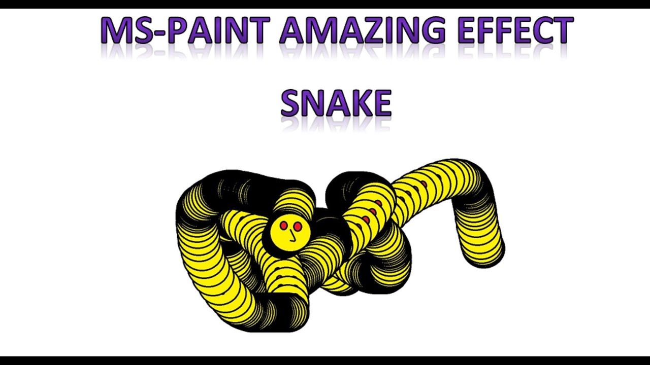 MS Paint amazing drawing || Drawing Snake || paint drawings. - YouTube