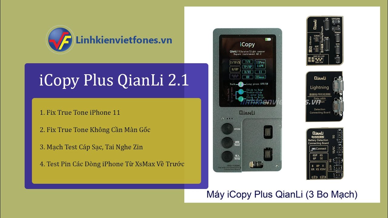 iCopy Plus 2.1 - Fix True Tone iPhone 11 Nhiều Tính Năng Mới - YouTube