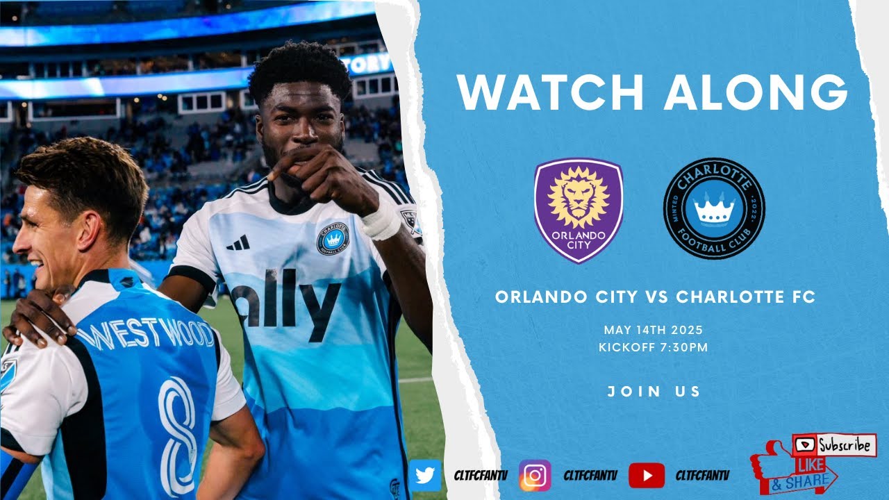 Orlando City v Charlotte FC | Live Watch along - YouTube