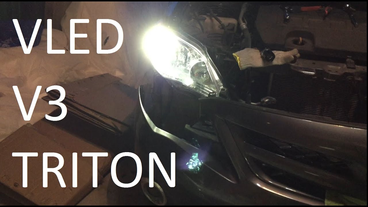 VLED V3 Triton switchback LED installation and review - YouTube