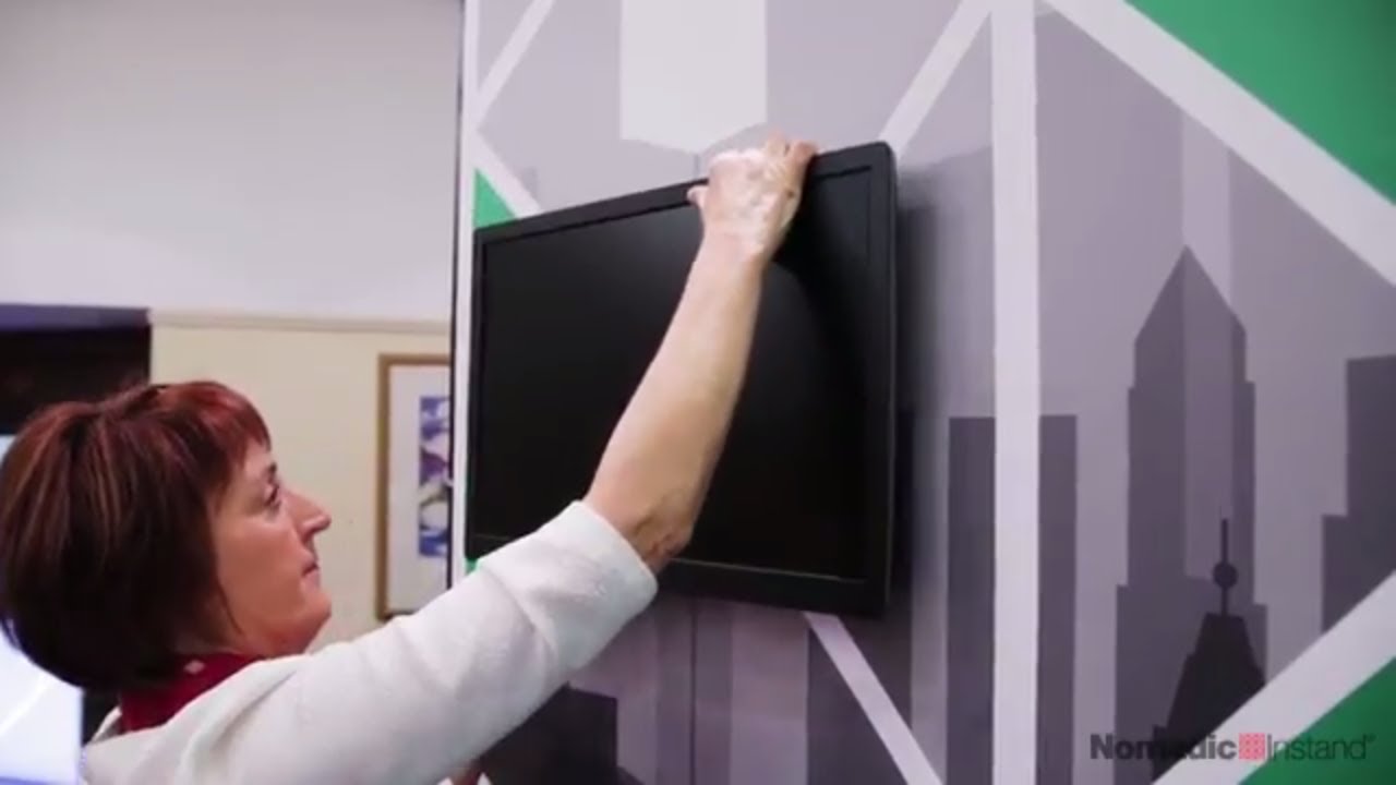 Nomadic Instand Classic Pop Up Stand with TV mount - YouTube