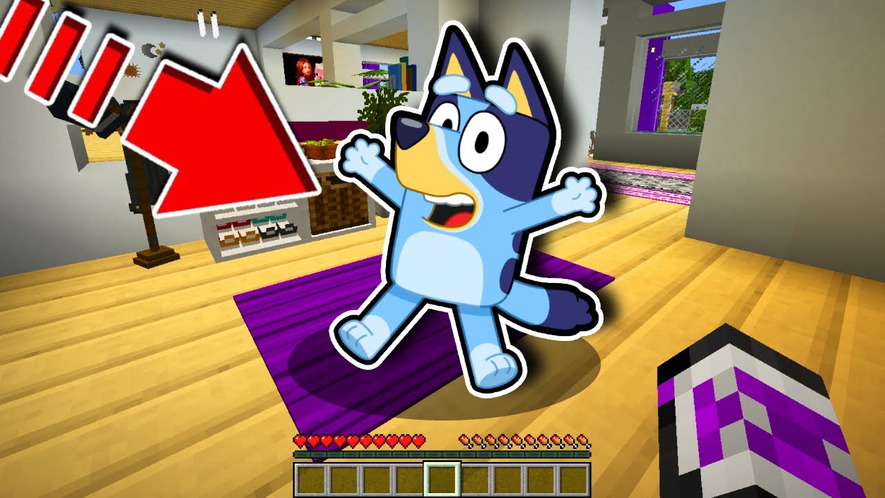 ¡ME VOY a VIVIR con BLUEY en MINECRAFT! - YouTube