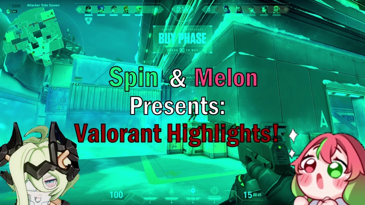 Spin & Melon go on Spike Defusal Duty (Valorant Highlights) - YouTube