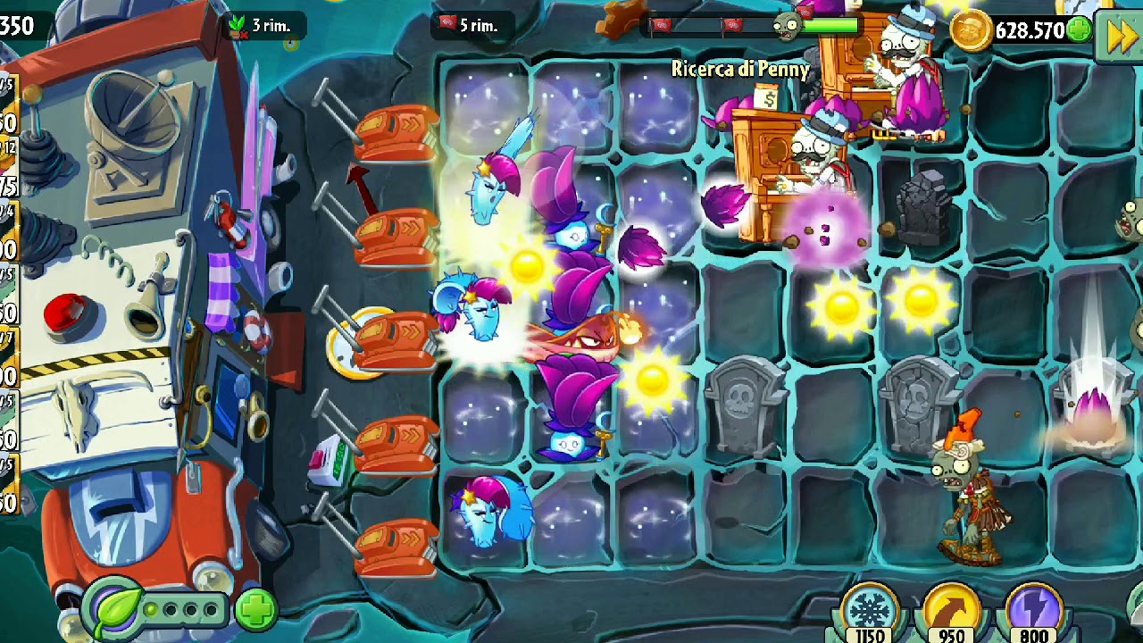 Plants Vs Zombies 2| Penny's Pursuit| Roman Zombies| Day 1|Gameplay ...