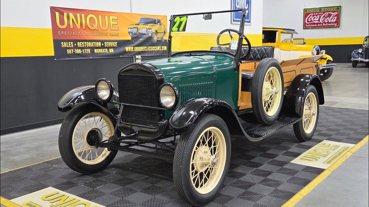 1927 Ford Model T Pickup | For Sale $13,900 - YouTube