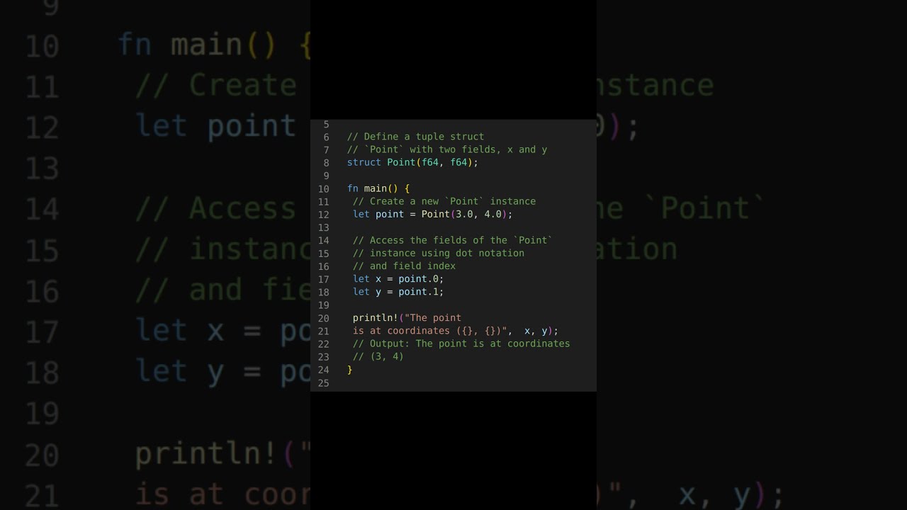 Rust Tuple Structs Lightweight Data Structures YouTube Rust Tuple Structs Lightweight Data Structures YouTube
