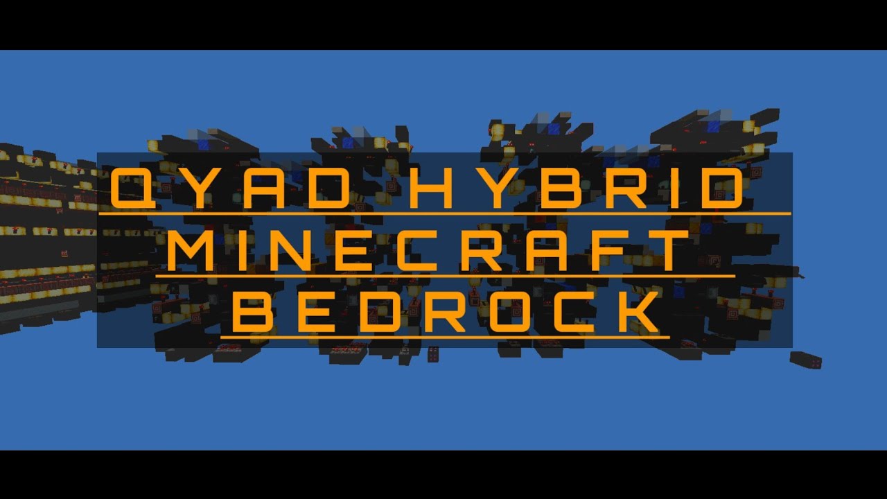 QUAD HYBRID FOR MINECRAFT BEDROCK (MCPE) world's download available ...
