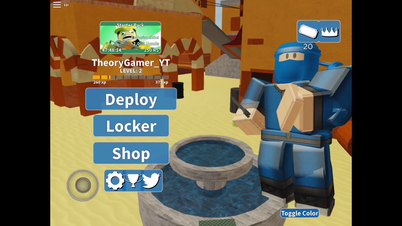 Arsenal (Roblox) Guy thinks I am hacking - YouTube